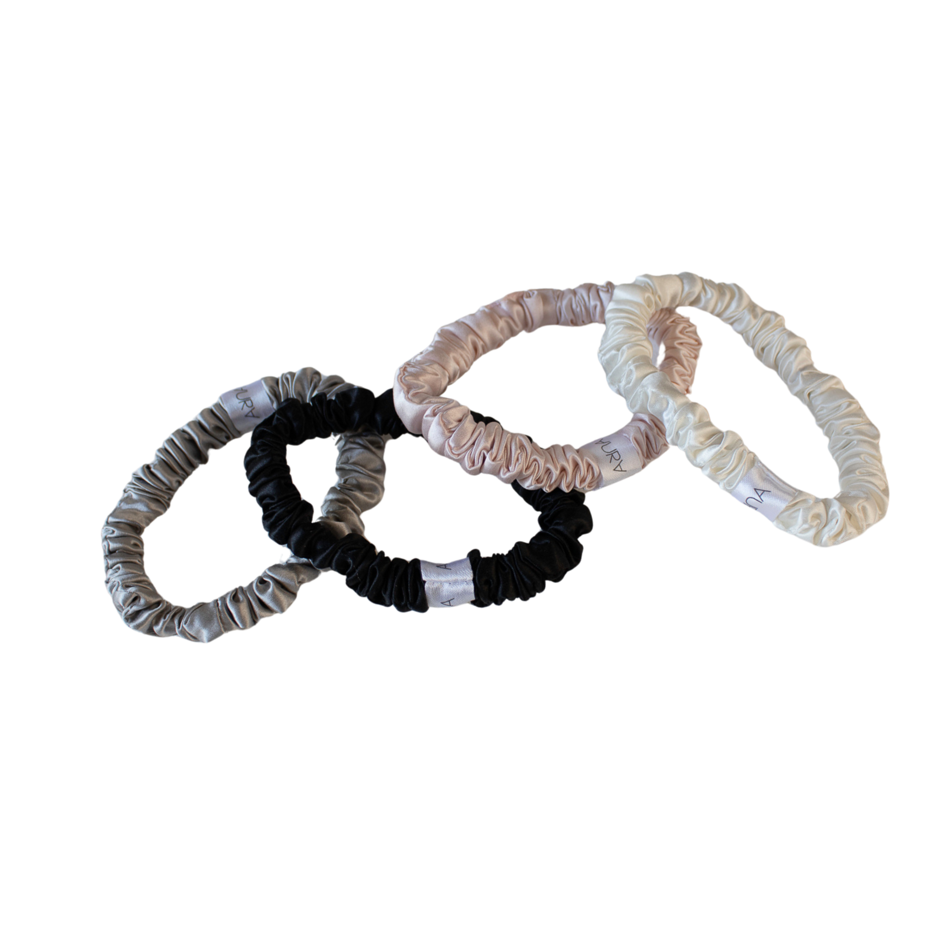 Thin Silk Scrunchies